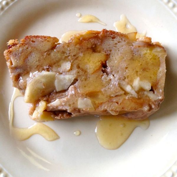 Pear & Ginger Bread Pudding with Bourbon Sauce – farmhouse cook