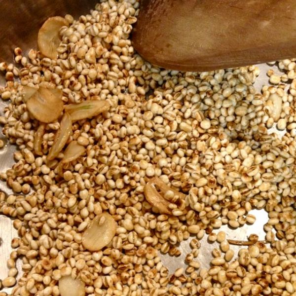 Toasted Barley “Risotto” with Roasted Cauliflower – farmhouse cook